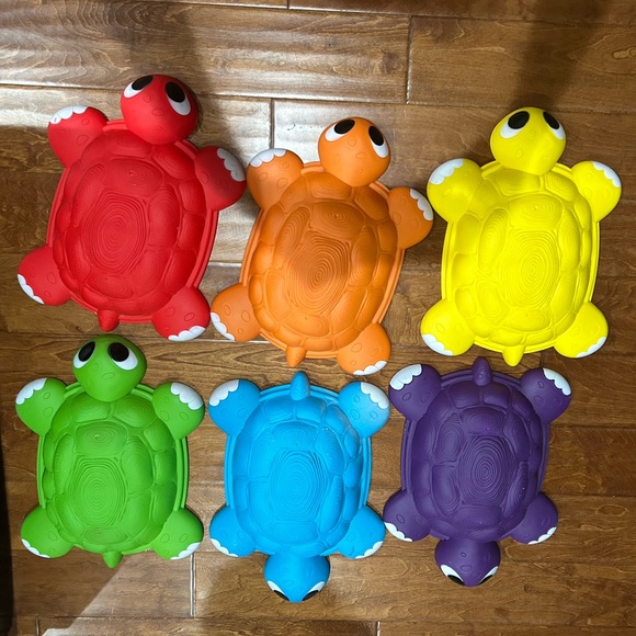 Toys | Turtle Balance Stepping Stones 6 Pcs Kids Turtle Jumping Stones ...